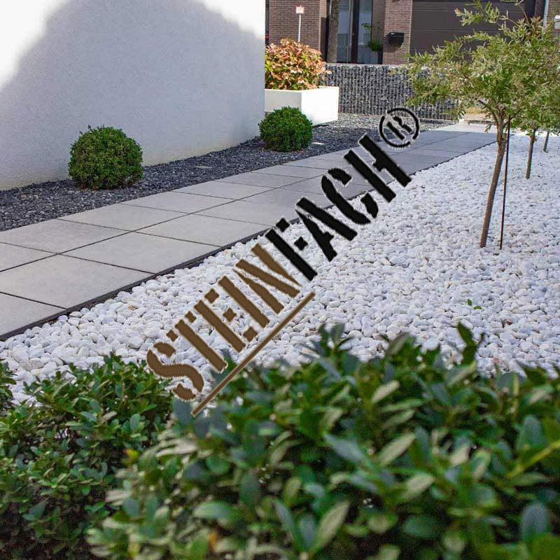 Crystal White pebbles | Steinfach.com