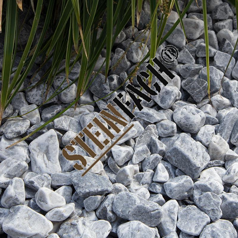 Ice blue pebbles | Steinfach.com