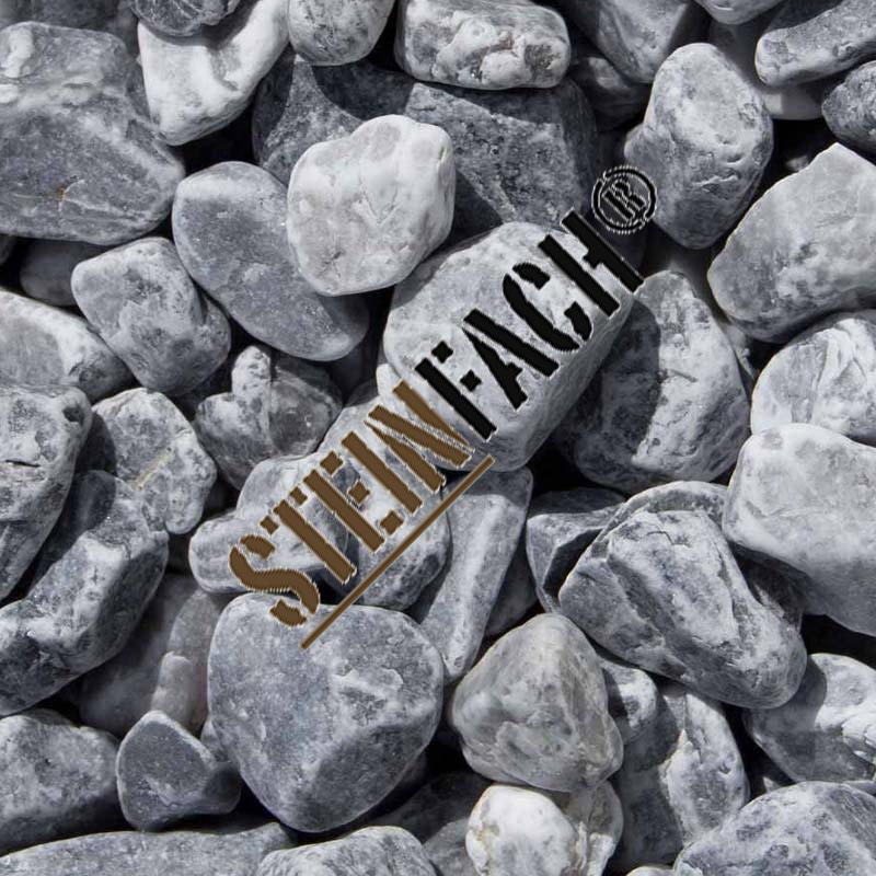 Ice blue pebbles | Steinfach.com