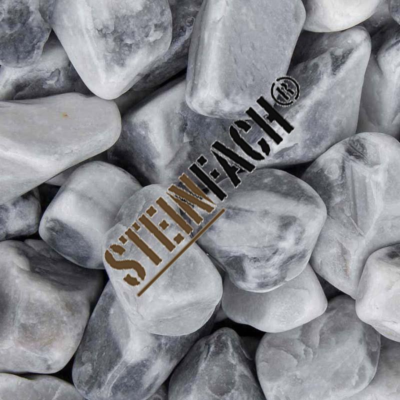 Ice blue pebbles | Steinfach.com